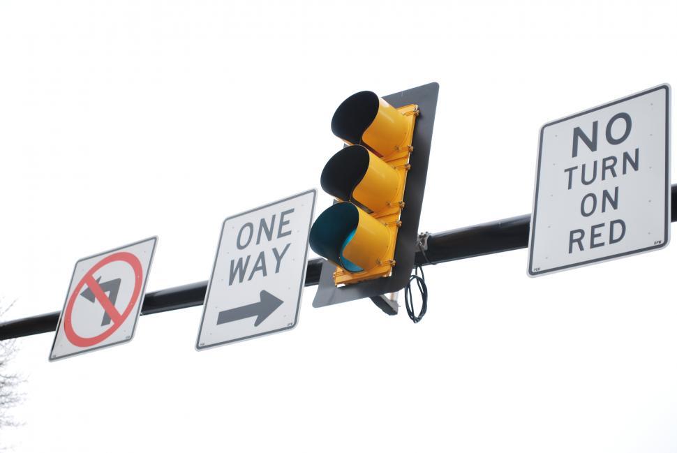 Free Stock Photo of Traffic Light Hanging From Metal Pole | Download ...