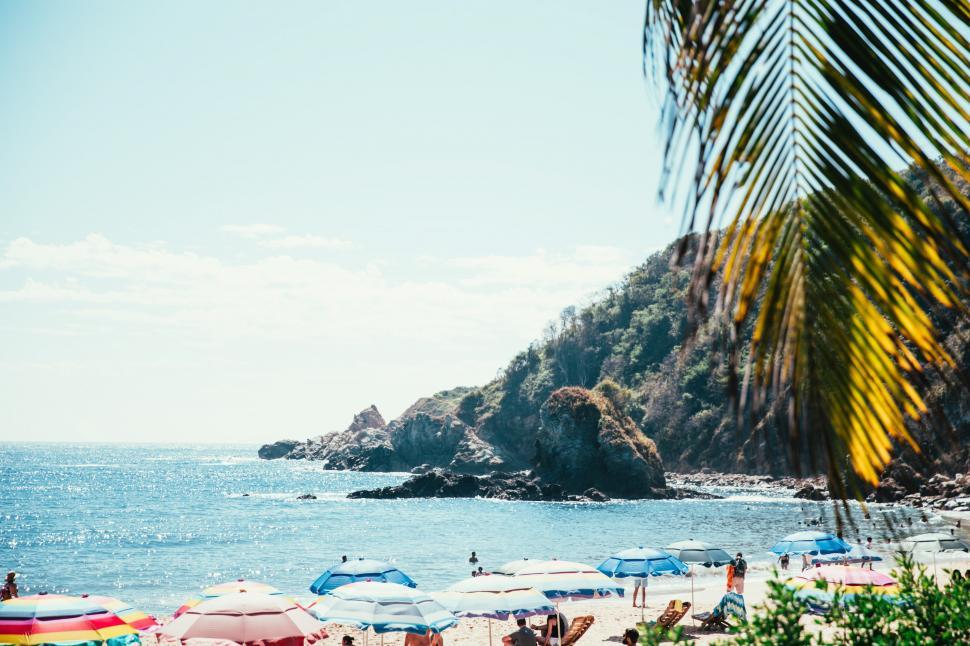 Free Stock Photo of A tropical beach near a cliff | Download Free ...