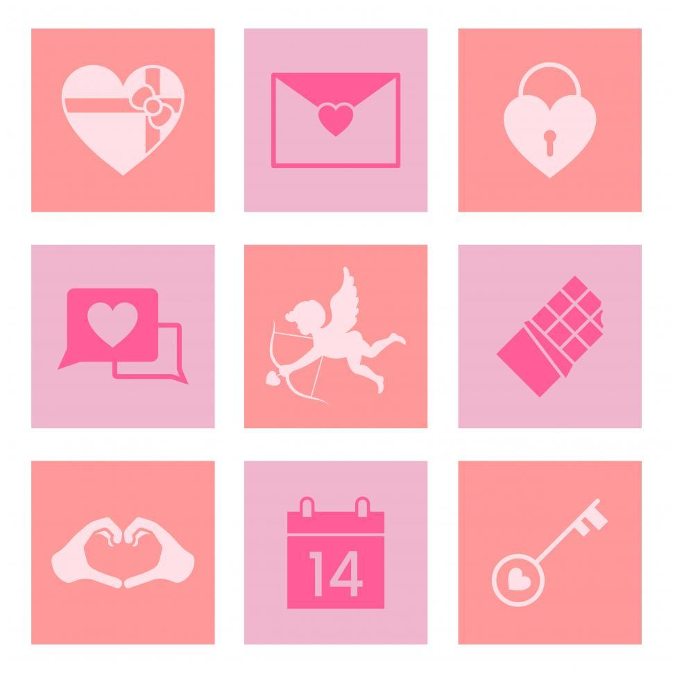 Free Stock Photo of Valentine s day vector icons | Download Free Images ...