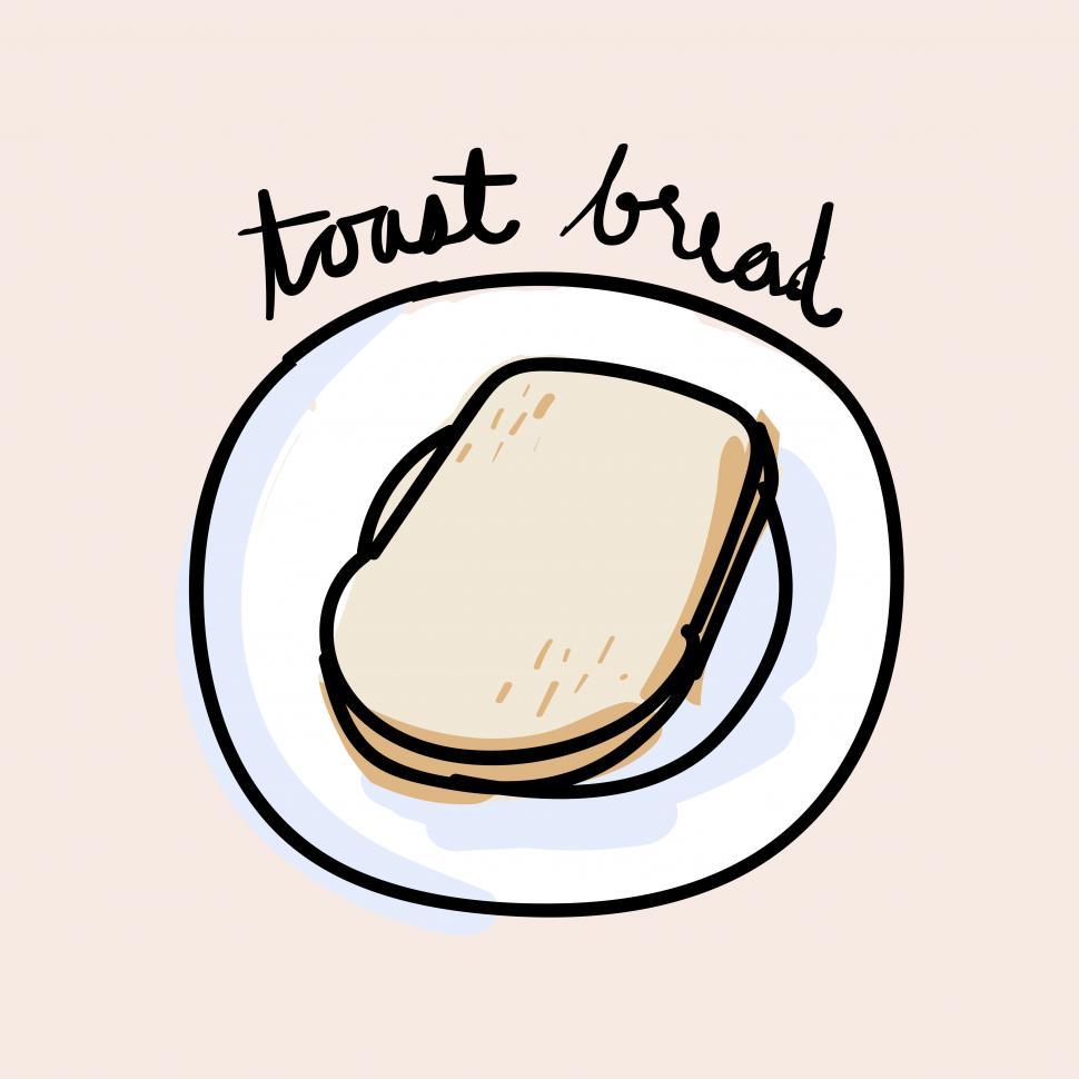 Free Stock Photo of Toast bread vector icon | Download Free Images and ...