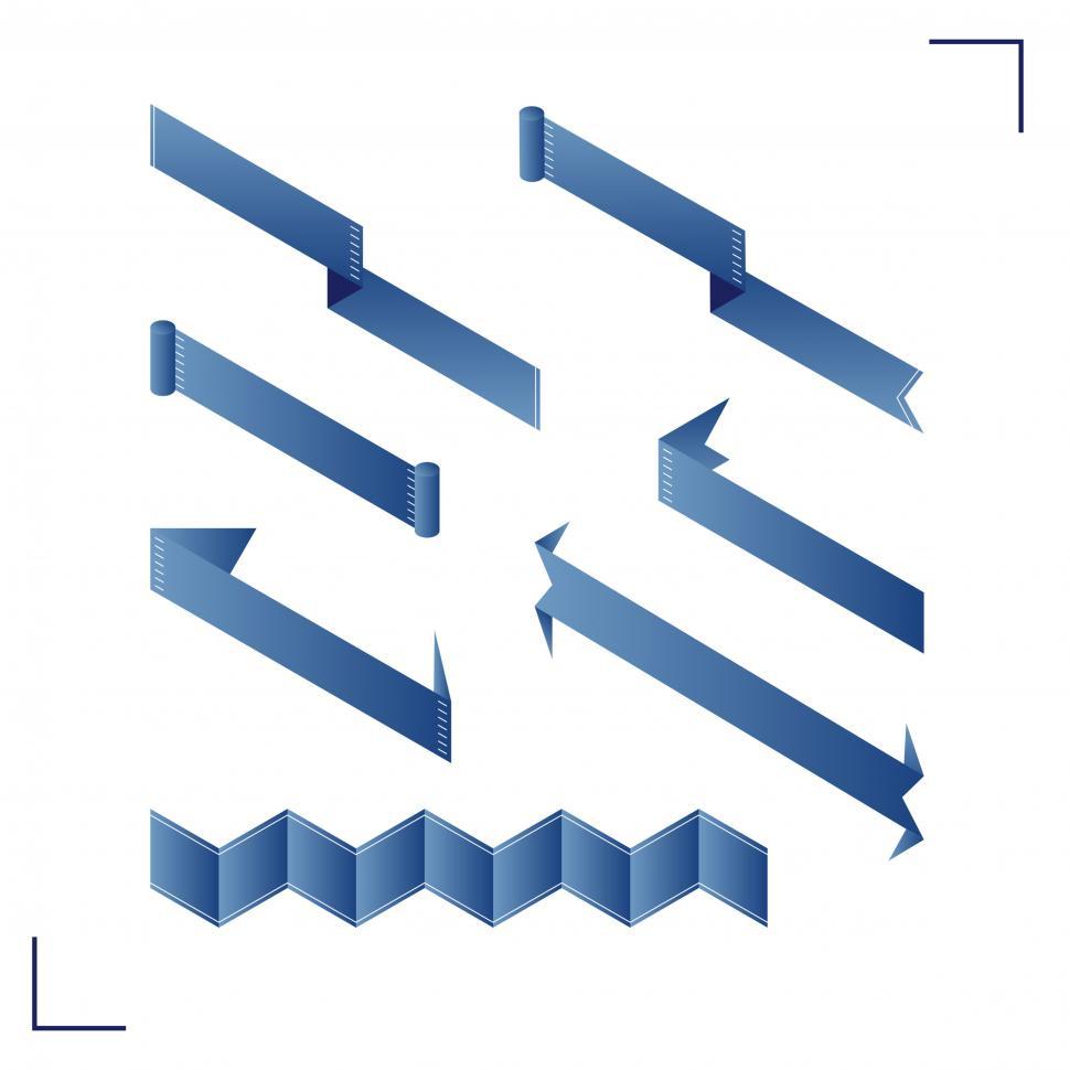 Free Stock Photo of Ribbon banner icons vector | Download Free Images ...