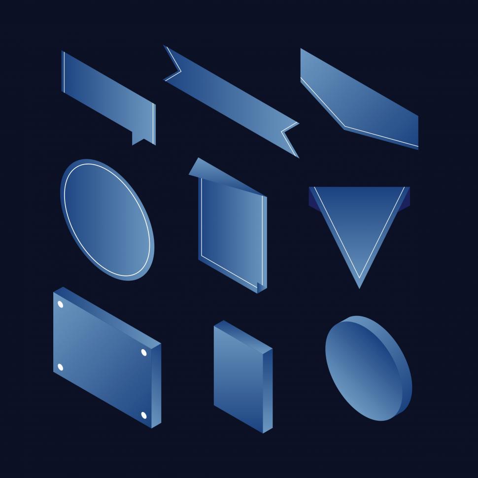 Free Stock Photo of Ribbon banner icons vector | Download Free Images ...