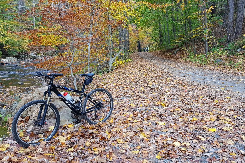 Free Stock Photo of Mountain Bike By A Stream | Download Free Images ...