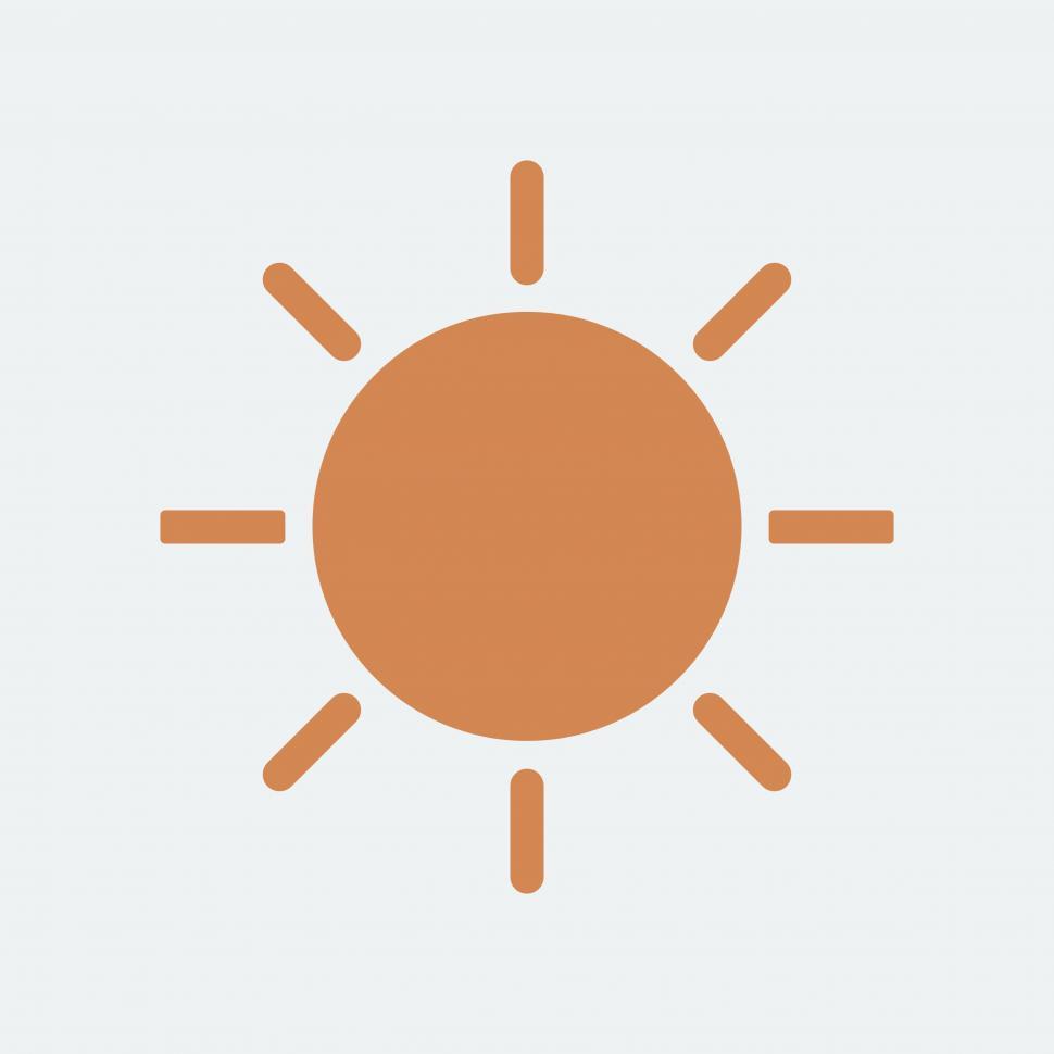 Free Stock Photo of Shining Sun vector icon | Download Free Images and ...