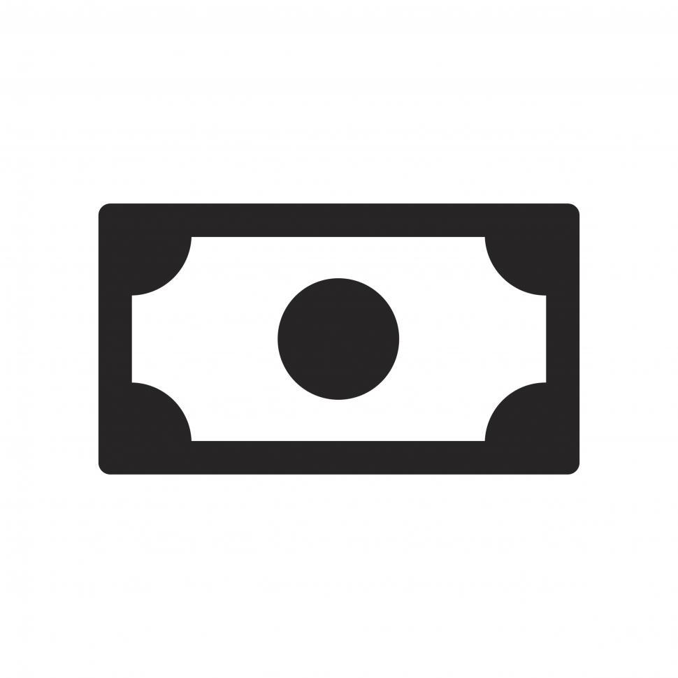 Free Stock Photo of Bank note icon vector | Download Free Images and ...