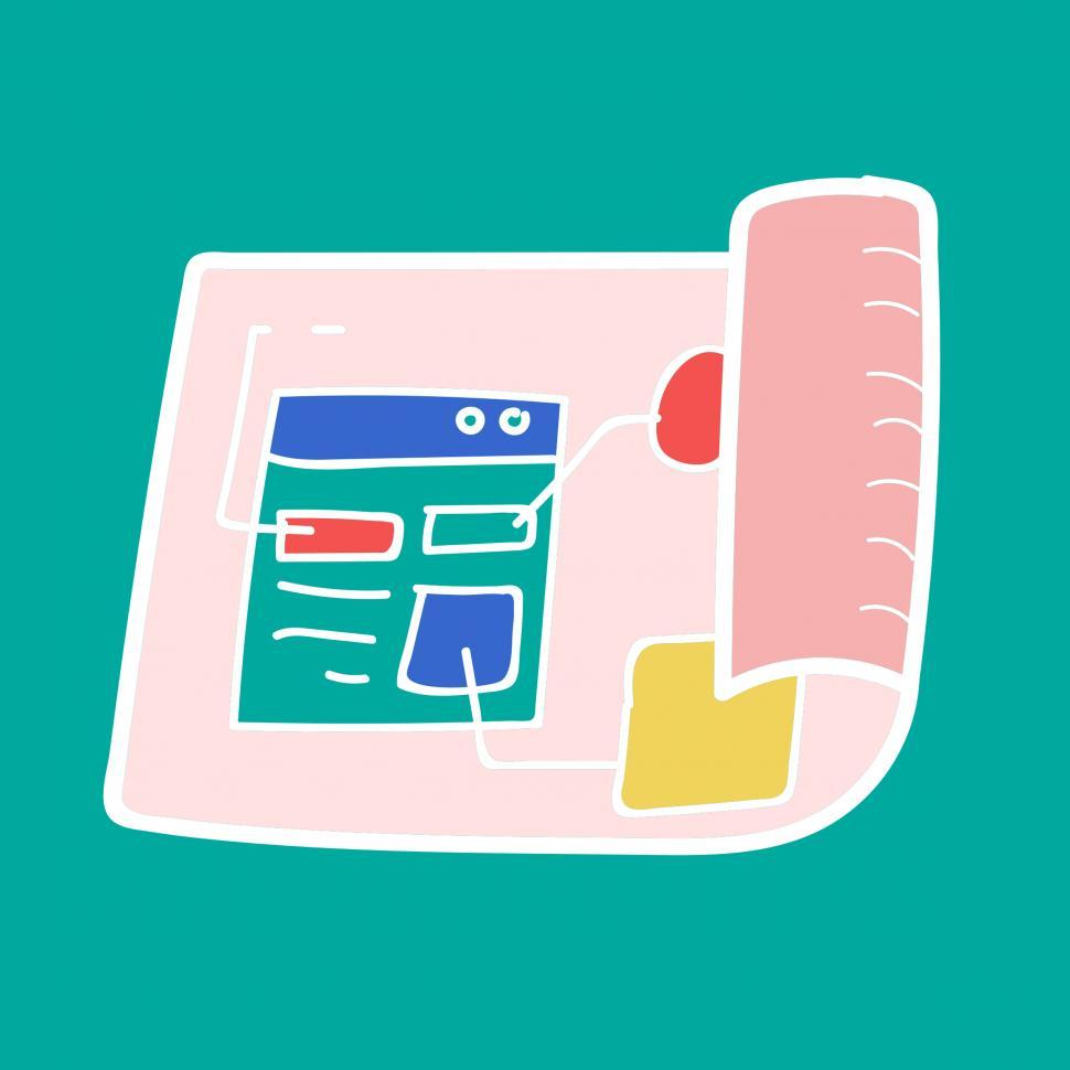 Free Stock Photo of Strategy layout document vector icon | Download ...