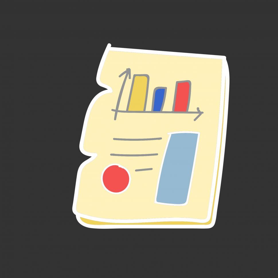 Free Stock Photo of Strategy report layout document vector icon ...