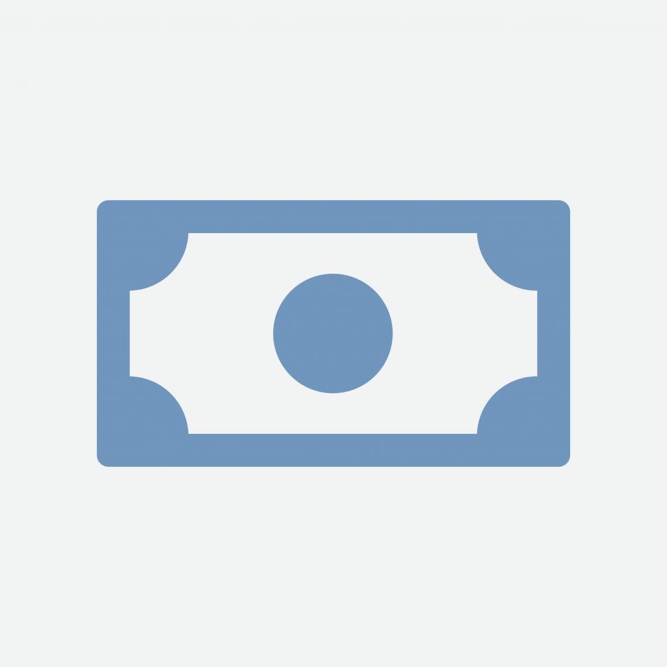 Free Stock Photo of Bank note icon vector | Download Free Images and ...