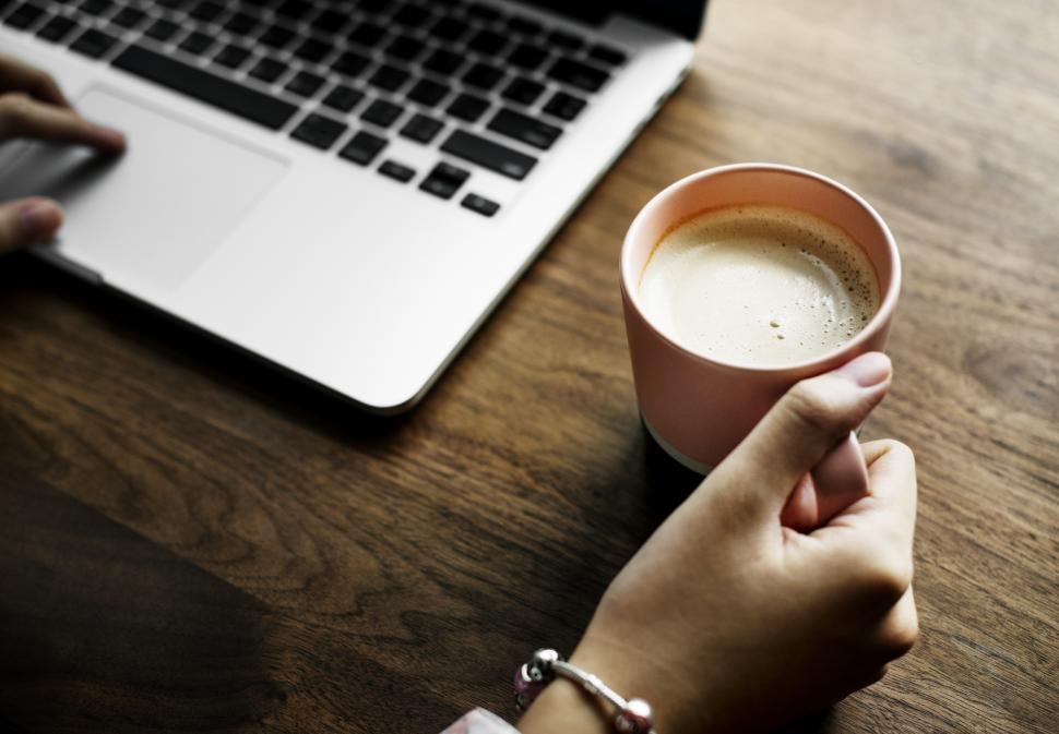 Free Stock Photo of Close up of a hand holding coffee mug | Download ...
