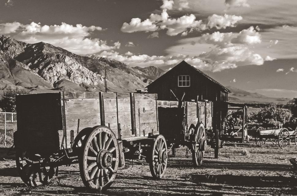 Free Stock Photo of Old Carriage Wagons - B&W | Download Free Images ...