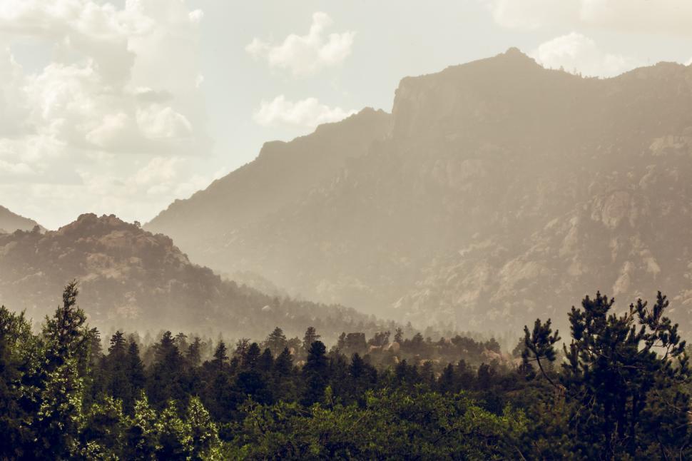 Free Stock Photo of Granite Mountain, Arizona, Rainy Mist | Download ...
