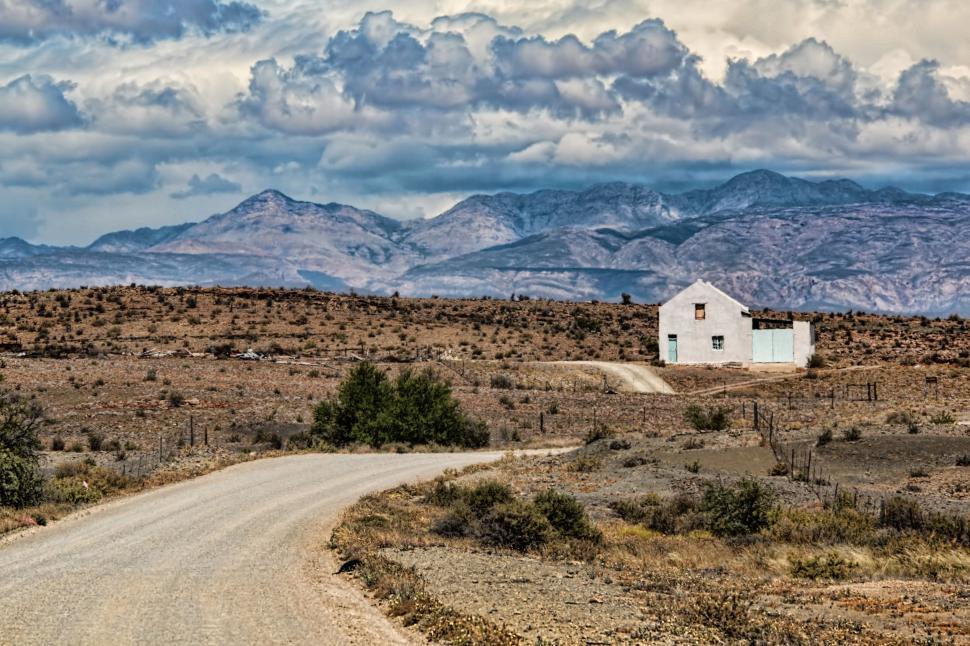 Free Stock Photo of House in the Middle of a Dirt Road | Download Free ...