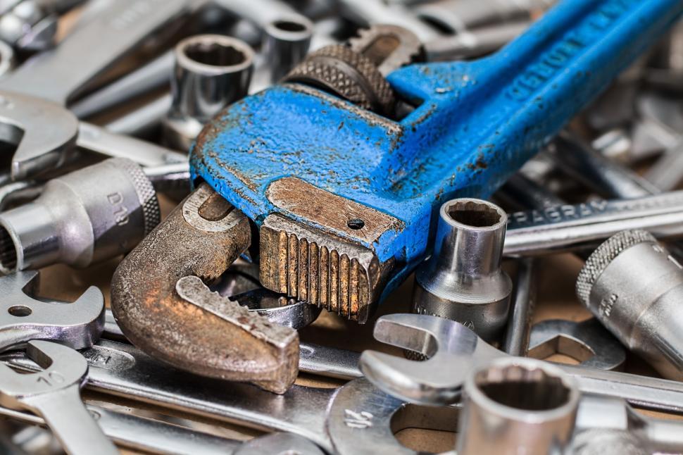 Free Stock Photo of Assorted Tools Spread Out on Table | Download Free ...