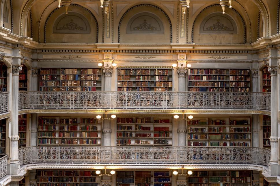 Free Stock Photo of George Peabody Library | Download Free Images and ...