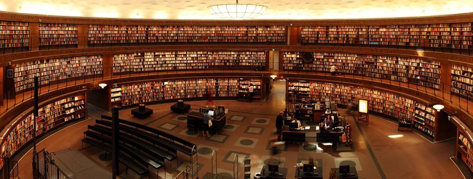 Free Stock Photo of Panoramic View of Library | Download Free Images ...