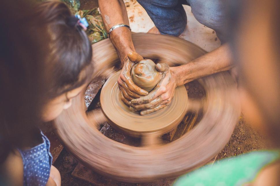 Free Stock Photo of Running Pottery Wheel | Download Free Images and ...