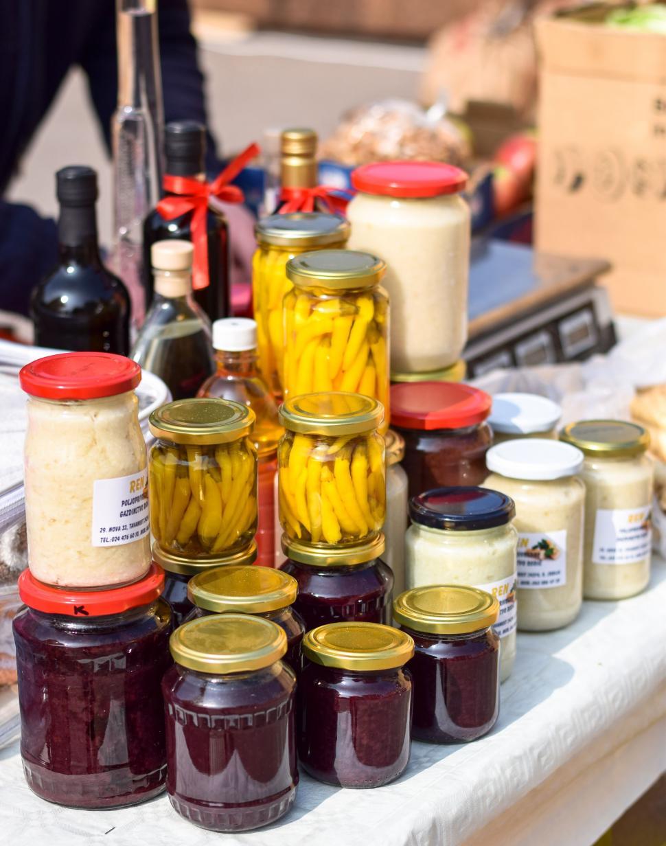 Free Stock Photo of Glass Mason Jars - Filled | Download Free Images ...