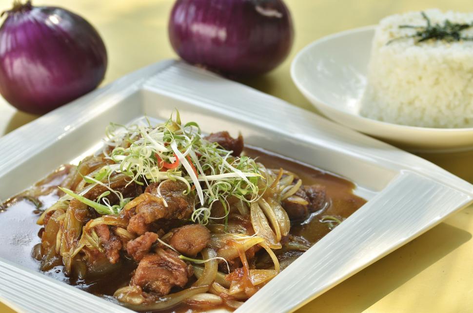 Free Stock Photo of Mushroom and Pork Dish | Download Free Images and ...