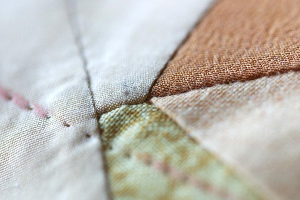 Free Stock Photo of textures stitching quilting seams fabrics sewn ...