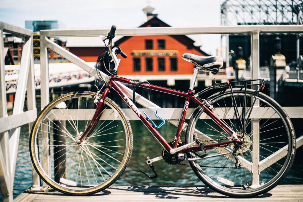 Free Stock Photo of Red Bicycle | Download Free Images and Free ...