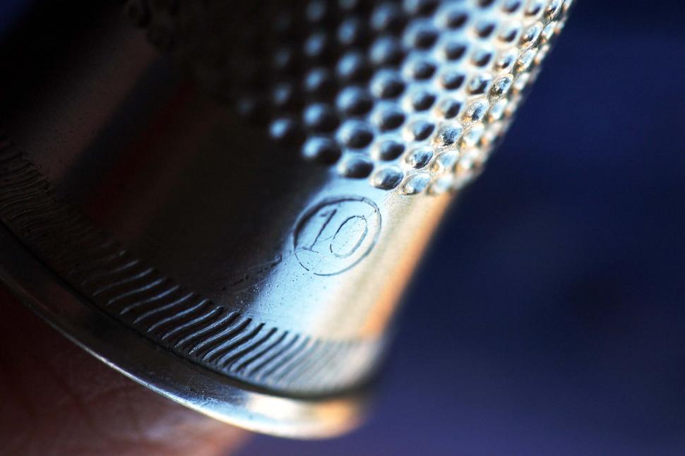 Free Stock Photo of sewing needles thimbles fingers stitching 10 ten ...