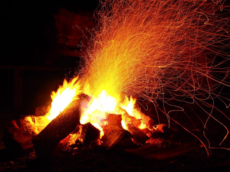 Free Stock Photo of Camp Fire - Long Exposure | Download Free Images ...