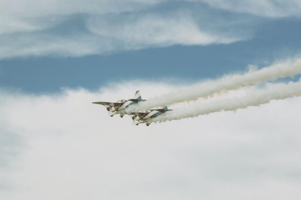 Free Stock Photo of Airplane smoke | Download Free Images and Free ...