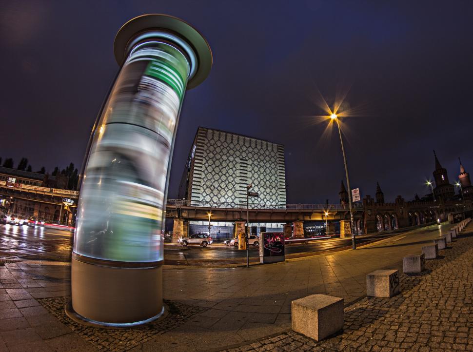 Free Stock Photo of Fish-eye View of Berlin Street | Download Free ...