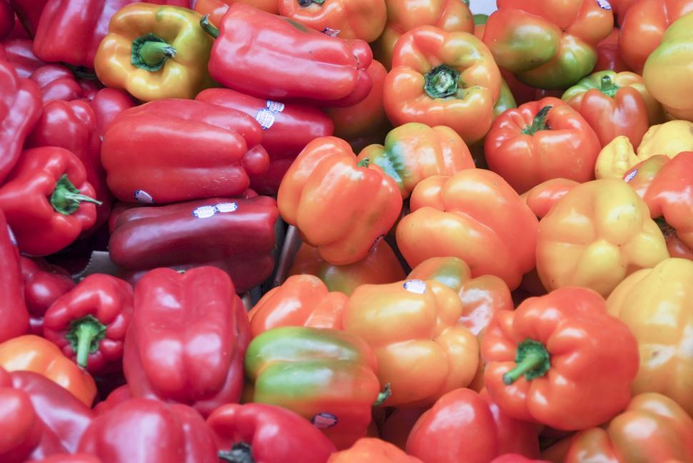 Free Stock Photo of Red, Yellow, Orange Bell Peppers | Download Free ...
