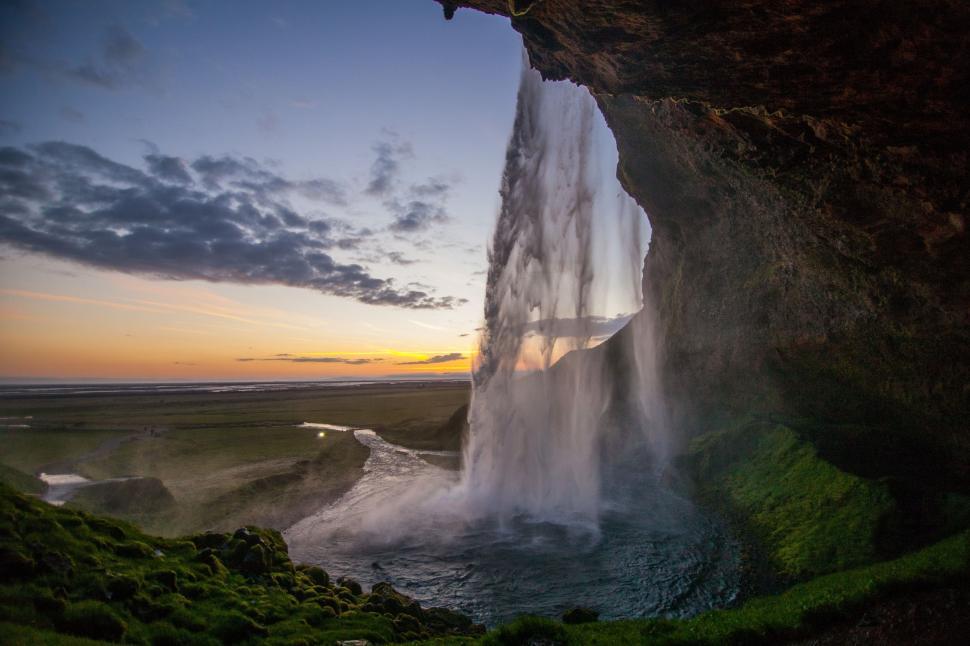 Free Stock Photo of Waterfall on Mountain | Download Free Images and ...