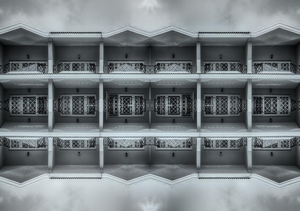 Free Stock Photo of Residential Building - Monochrome | Download Free ...