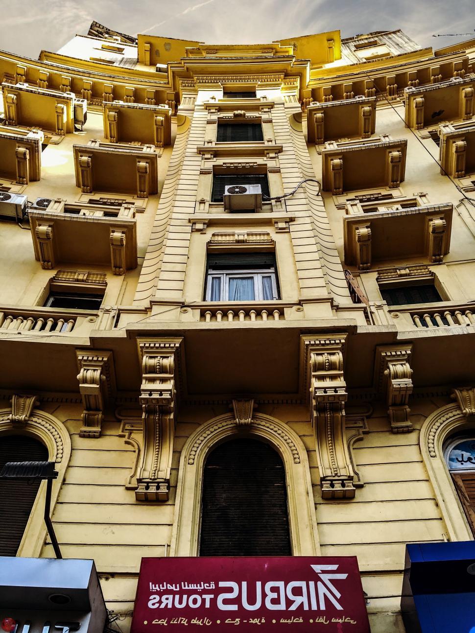 Free Stock Photo of Yellow Building from Below | Download Free Images ...