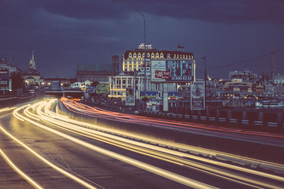 Free Stock Photo of Light Trails on Road | Download Free Images and ...