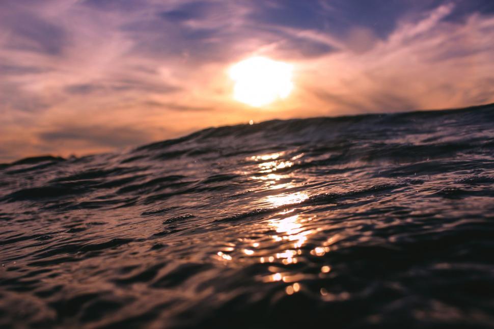 Free Stock Photo of Ocean and Sun | Download Free Images and Free ...