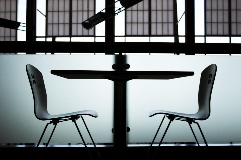 Free Stock Photo of Two Chairs and Table | Download Free Images and ...