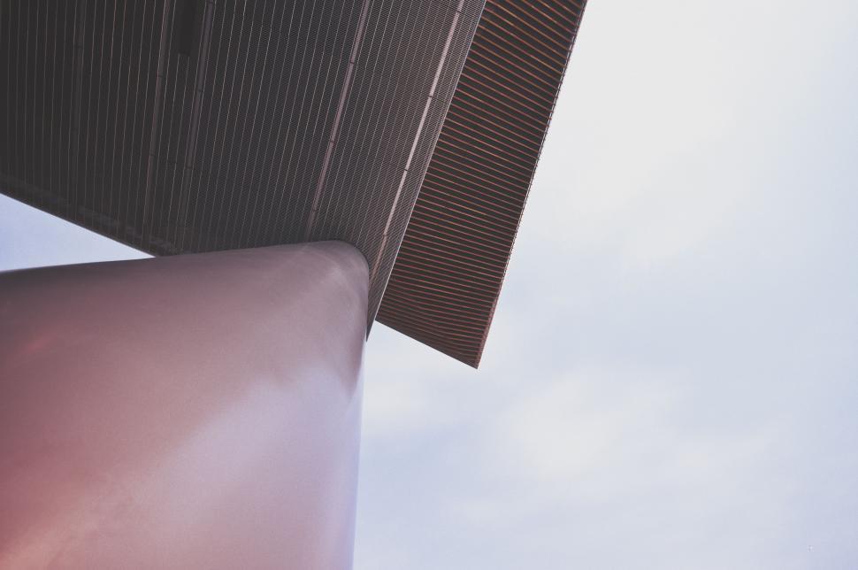 Free Stock Photo of Metal Pillar with Roof - From Below | Download Free ...