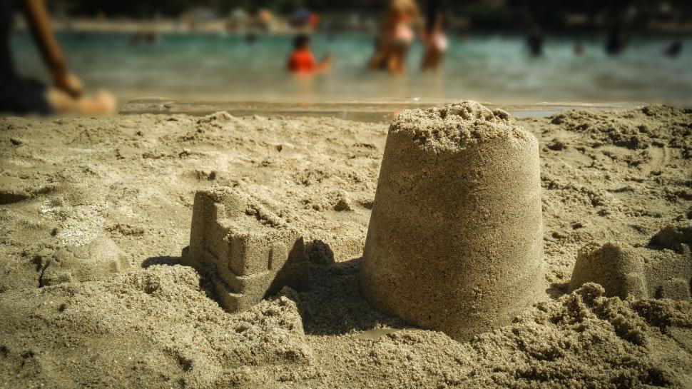 Free Stock Photo of Sandcastles | Download Free Images and Free ...