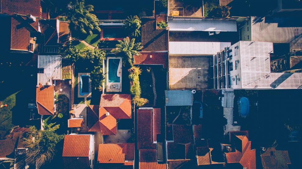 Free Stock Photo of Houses from above | Download Free Images and Free ...