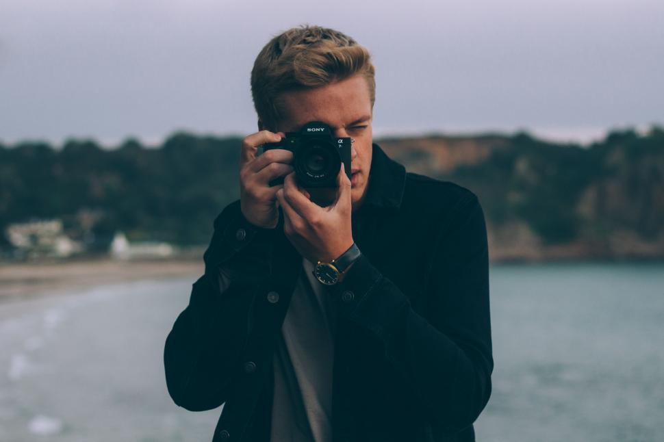 Free Stock Photo of Male Photographer in action | Download Free Images ...