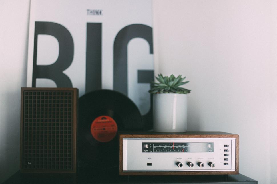 Free Stock Photo of Vinyl Record and Radio | Download Free Images and ...