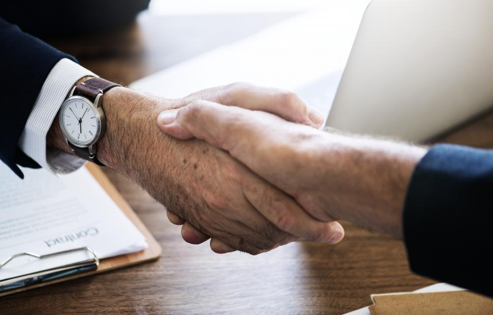 Free Stock Photo of Close up handshake between two people | Download ...