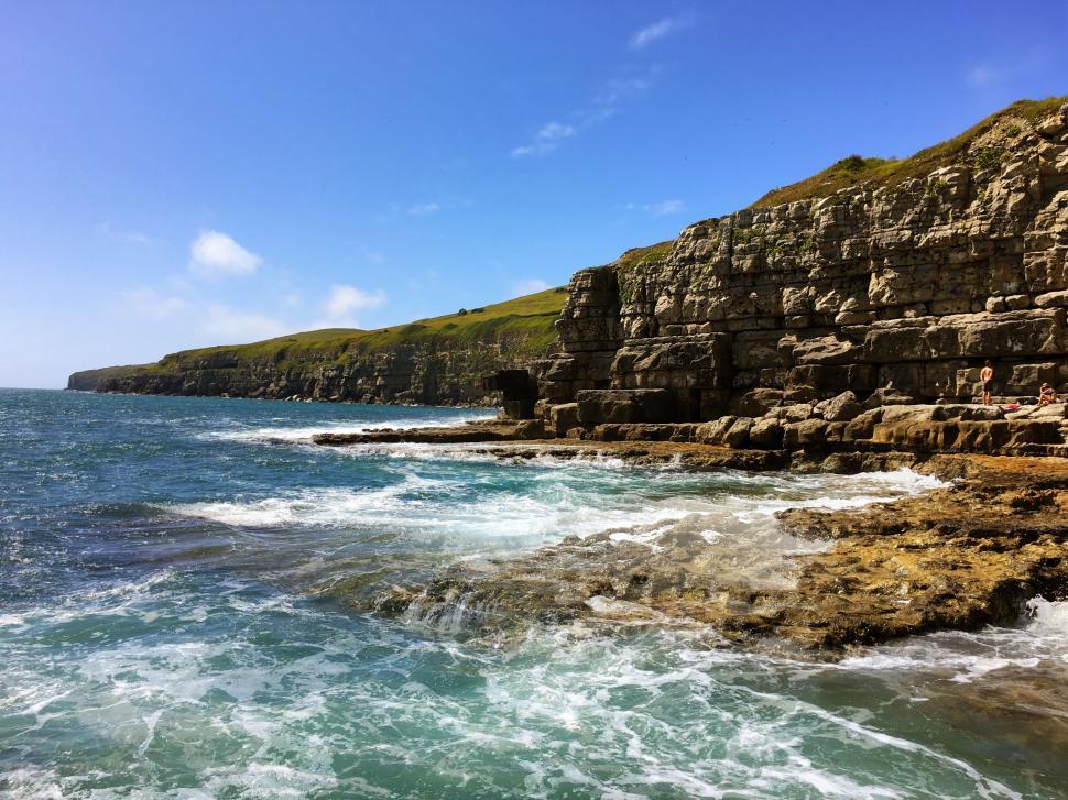 Free Stock Photo of Cliffs and Ocean | Download Free Images and Free ...