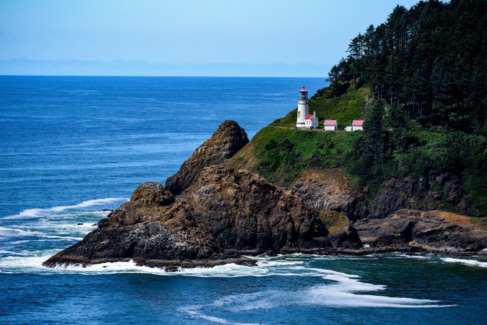 Free Stock Photo of Lighthouse at seashore | Download Free Images and ...