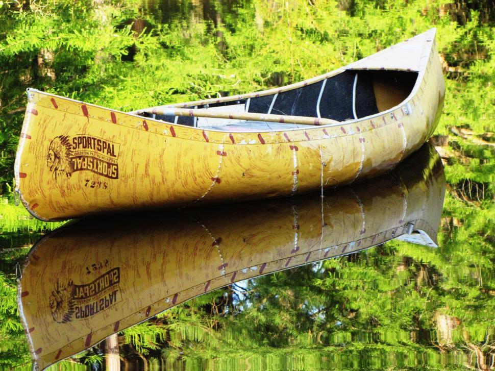 Free Stock Photo of Lake and Canoe With Trees | Download Free Images ...