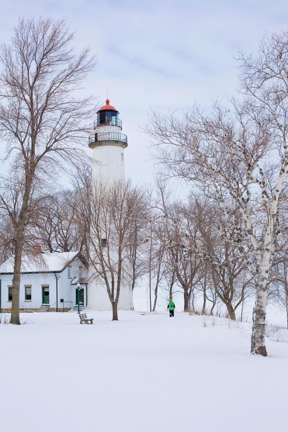 Free Stock Photo of Lighthouse and Snow | Download Free Images and Free ...