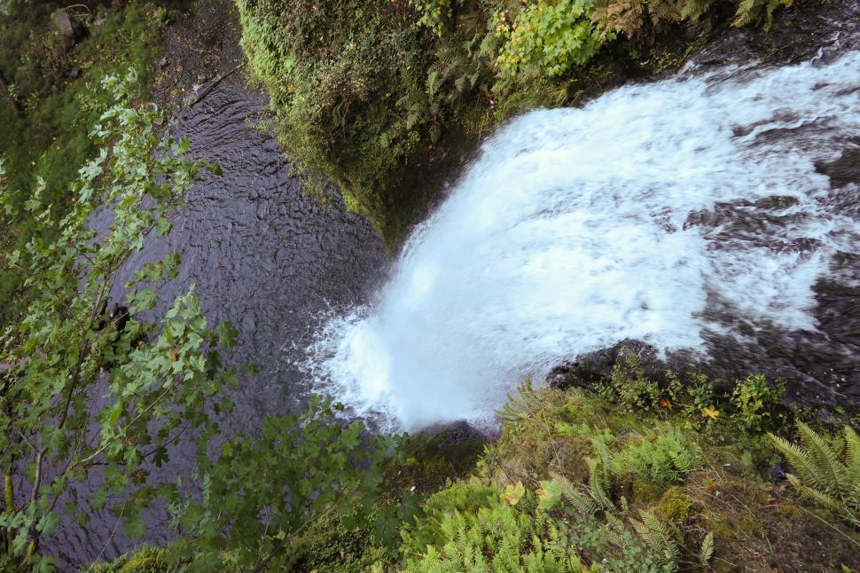 Looking Down From A Bridge