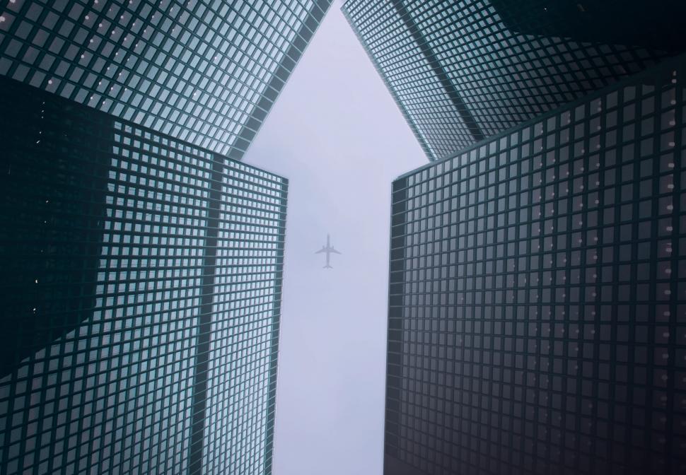 Free Stock Photo of Buildings From the Ground Forming Arrow | Download ...