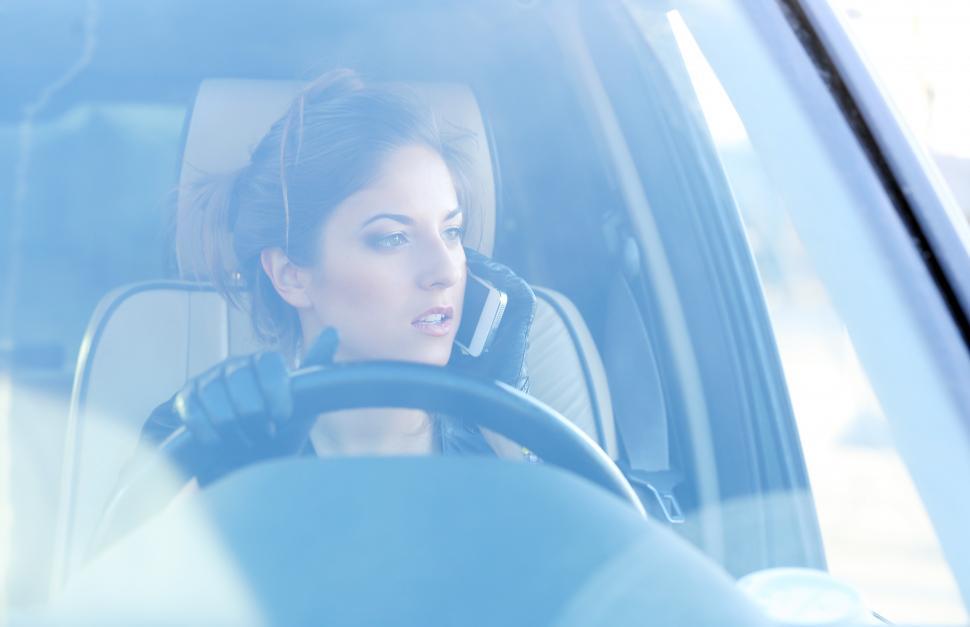 Free Stock Photo of Cool girl seen through windshield of car | Download ...
