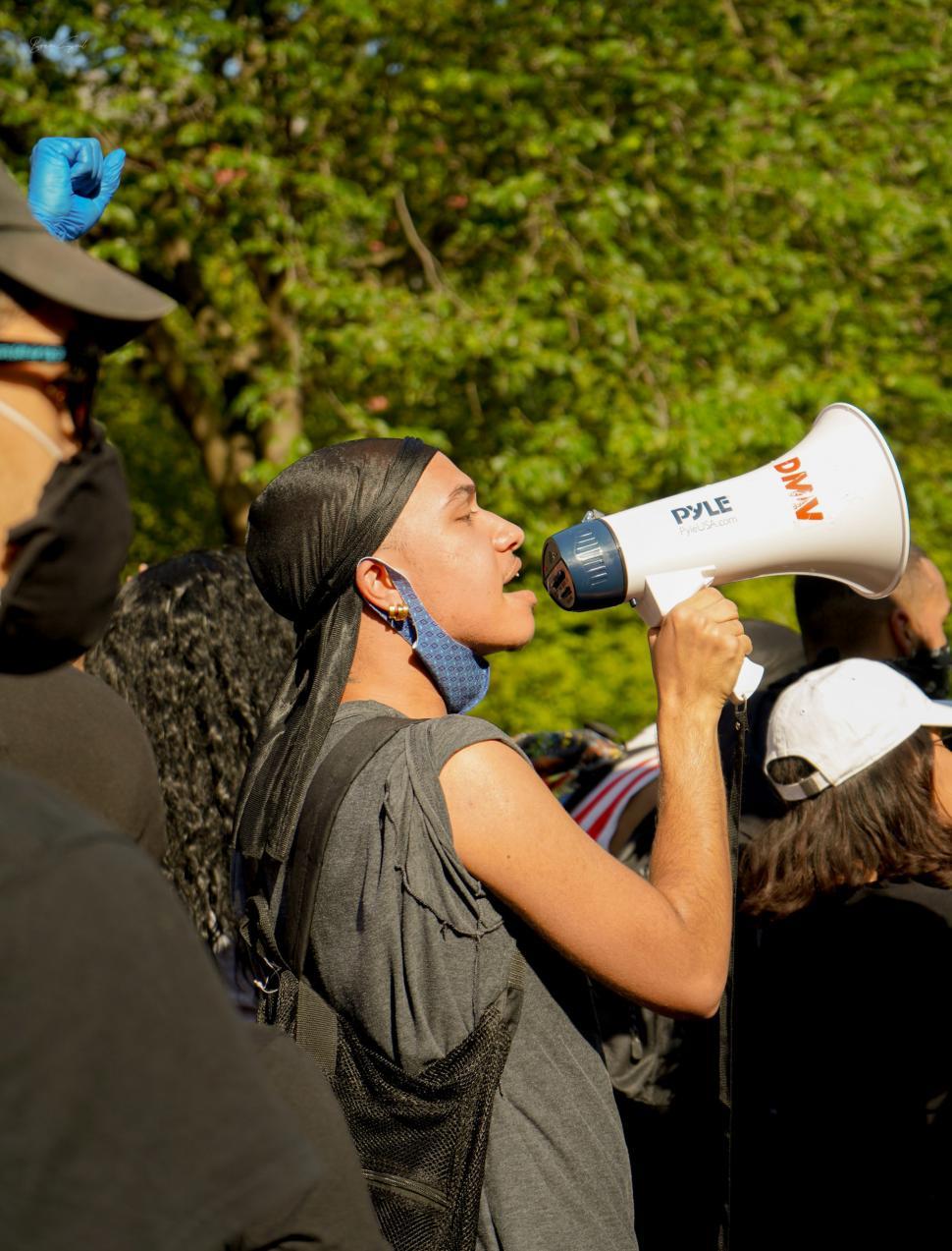 Free Stock Photo of Protest Leader With Megaphone | Download Free ...
