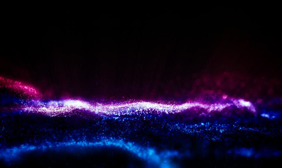 Free Stock Photo of Abstract Background - Blue and Purple Particles ...